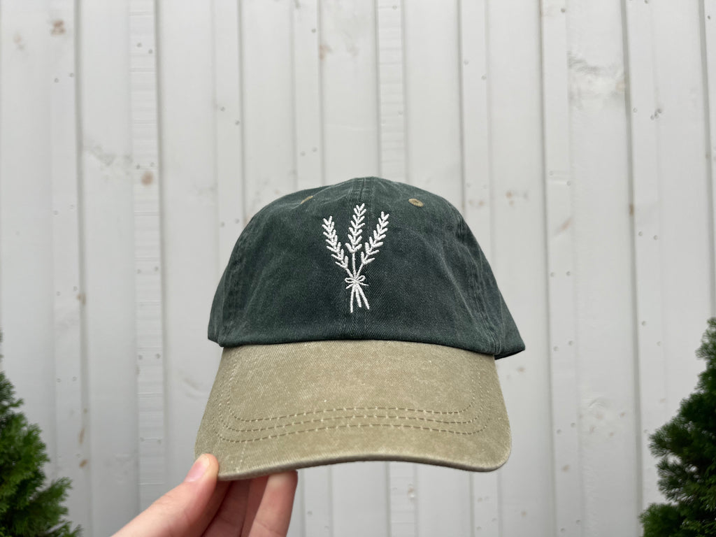 "Let's Grow" Hat – Long Row Lavender